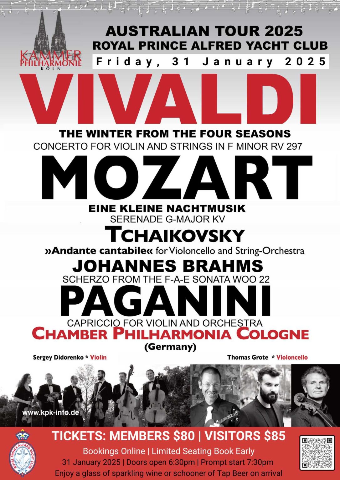 Chamber Philharmonia Cologne Performance | RPAYC | NSW Australia